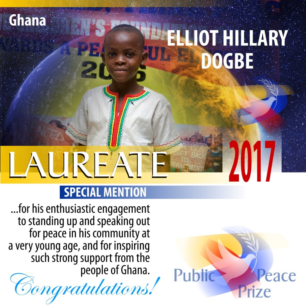 ELLIOT HILLARY DOGBE | The Public Peace Prize Website