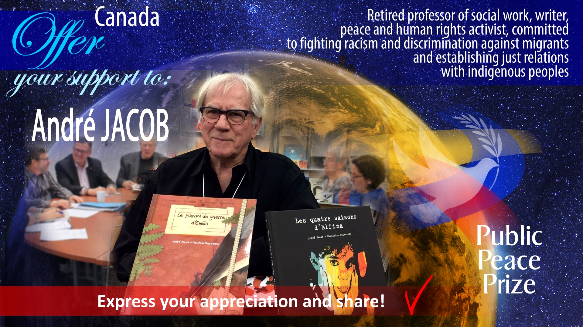 ANDRÉ JACOB | The Public Peace Prize Website